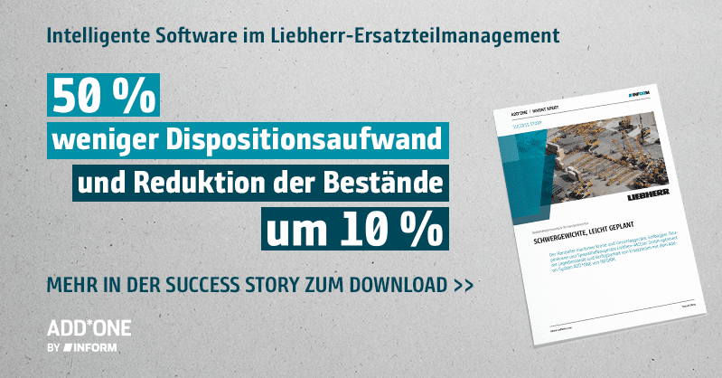 ADD*ONE Success Story: Liebherr - INFORM